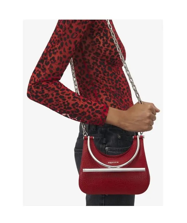 Alexander McQueen Mini Cross-bar Tote Bag