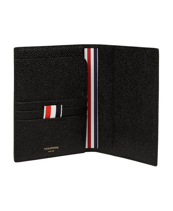 Thom Browne Rwb Stripe Detailed Passport Holder