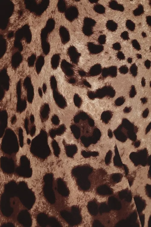 Dolce & Gabbana Sleeveless Leopard Print Dress