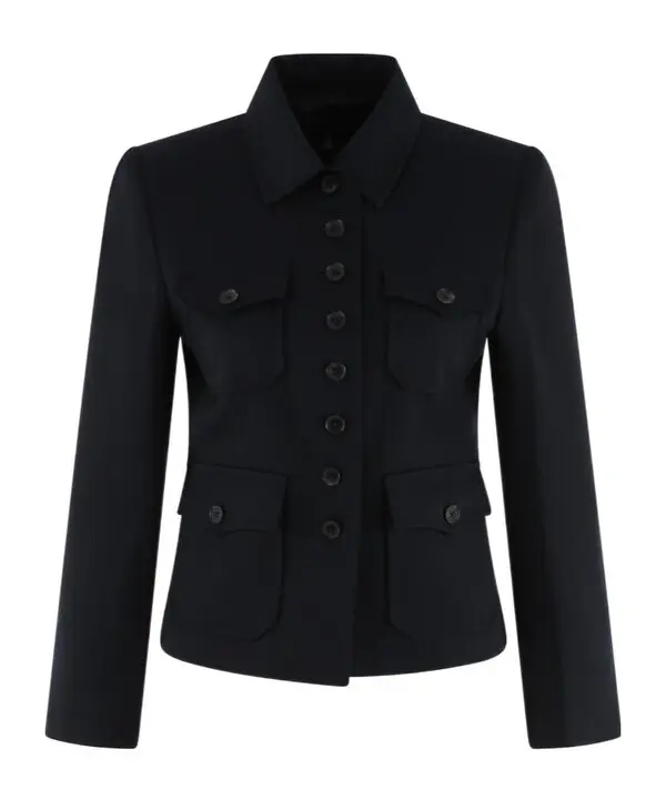 NILI LOTAN Buttoned Utility Jacket