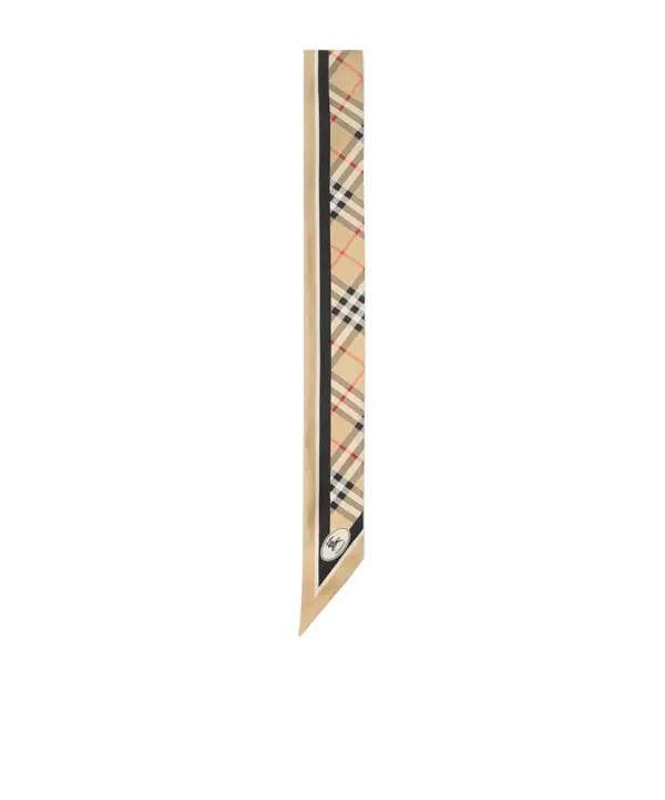 Burberry Skinny Checked Scarf