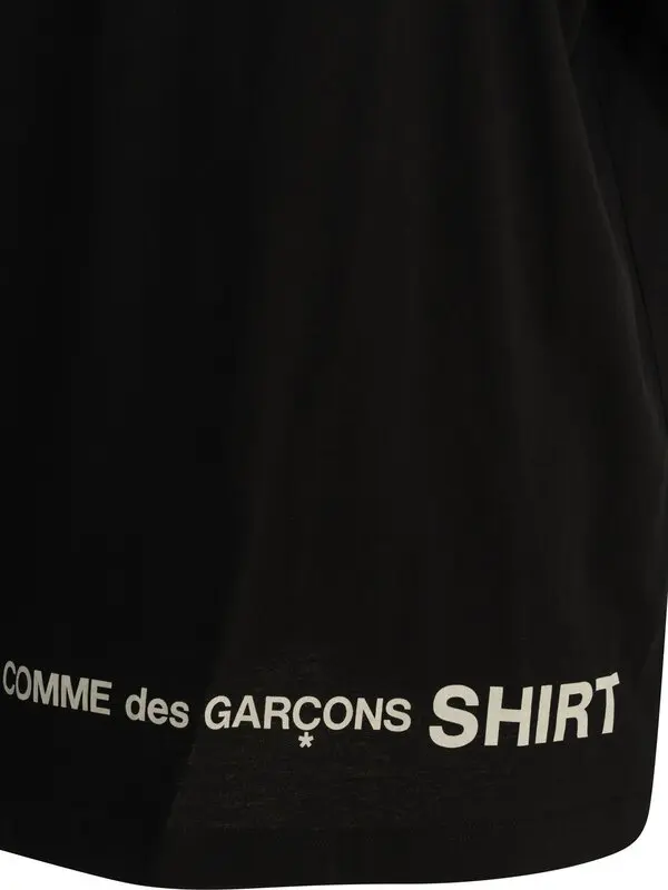 Comme Des Garçons Logo Printed T-shirt