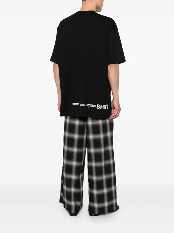 Comme Des Garçons Logo Printed T-shirt