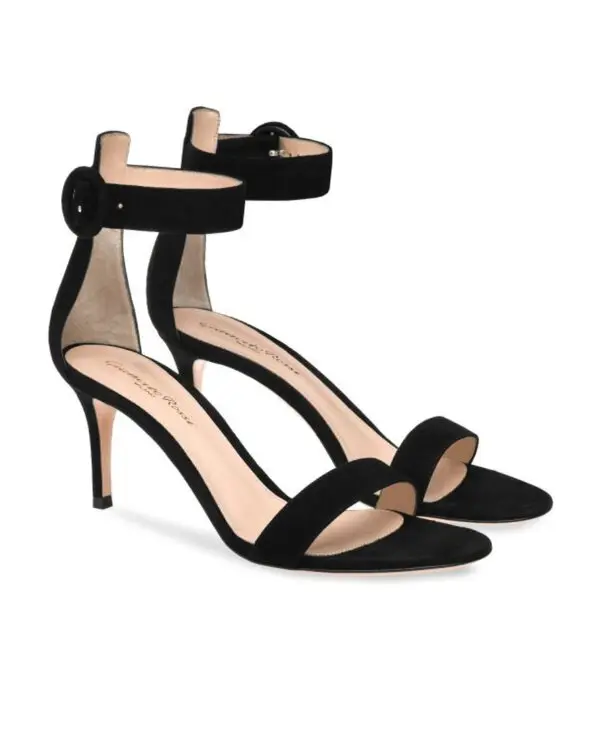 GIANVITO ROSSI Adjustable Ankle Strap High-heeled Sandals