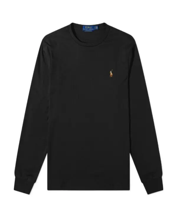 Polo Ralph Lauren Logo Embroidered Long-sleeved Top