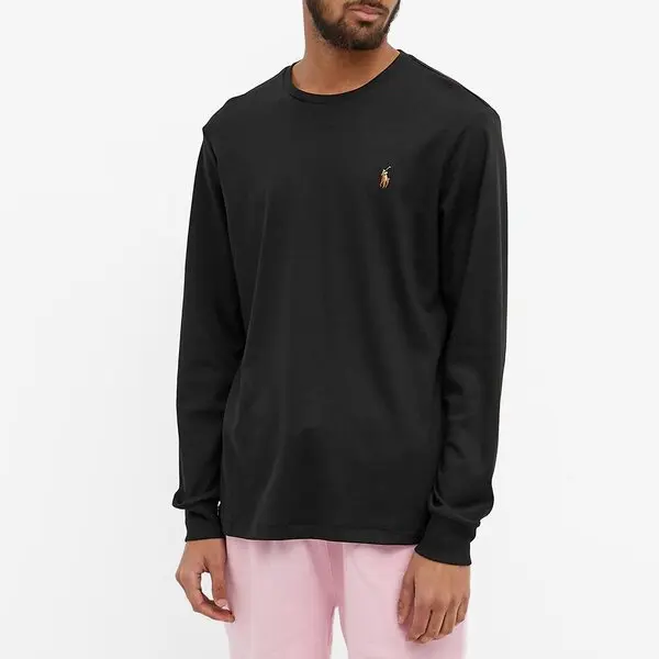 Polo Ralph Lauren Logo Embroidered Long-sleeved Top