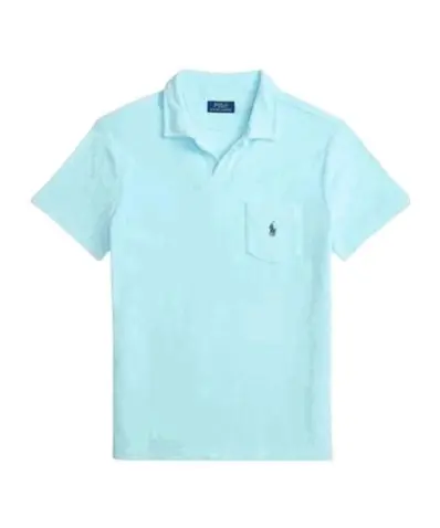 Polo Ralph Lauren Logo Embroidered Short Sleeved Polo Shirt - Blue
