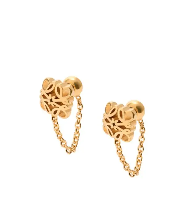 Loewe Logo Earrings - Yellow