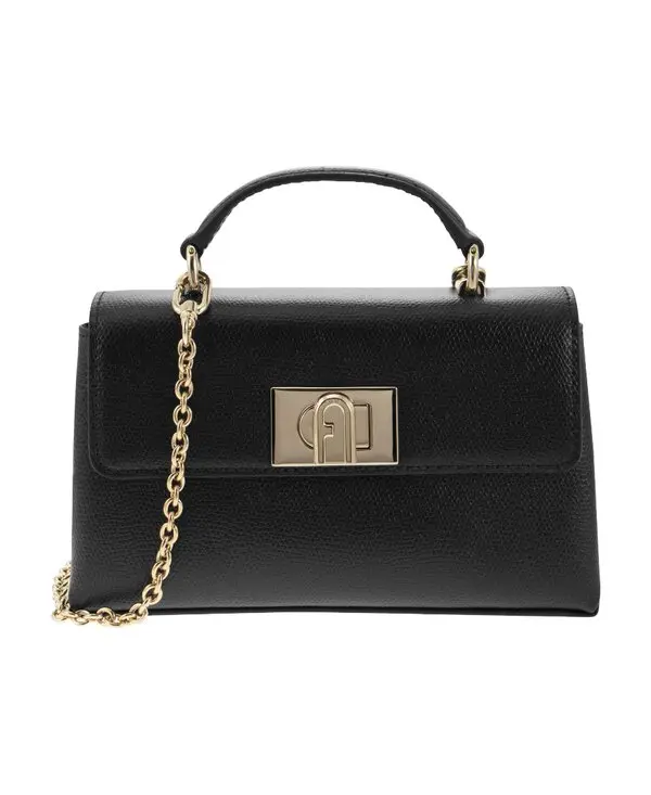 Furla 1927 Chain-linked Mini Tote Bag - Black
