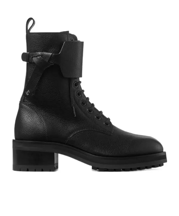 JIMMY CHOO Round-toed Ankle Boots