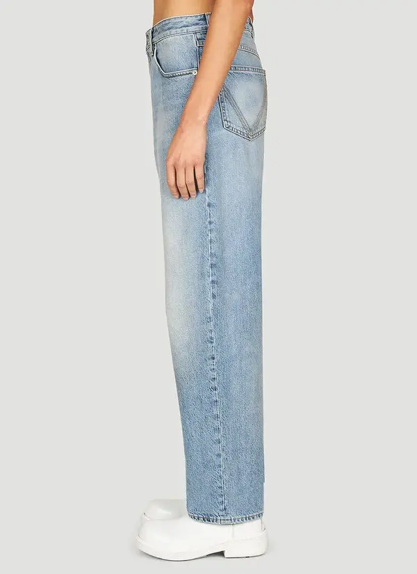 Bottega Veneta High-waisted Wide-leg Jeans