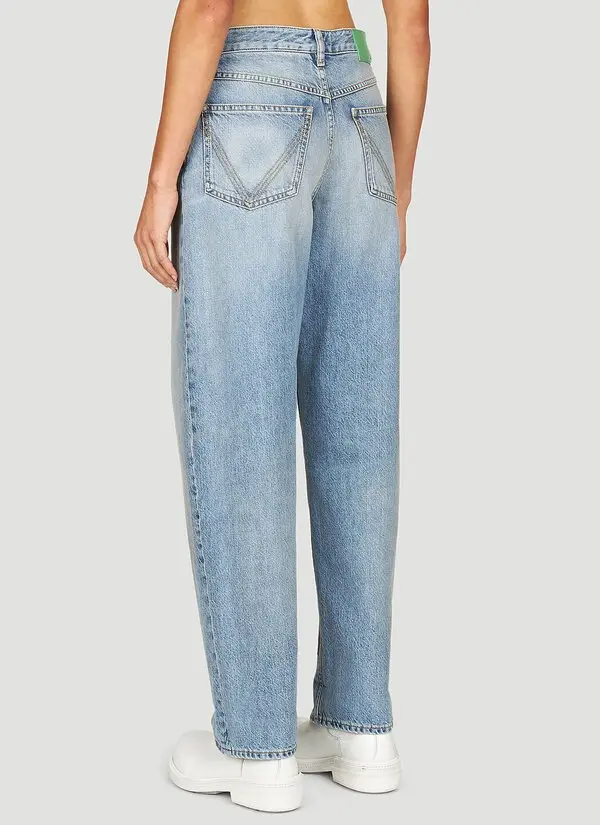 Bottega Veneta High-waisted Wide-leg Jeans