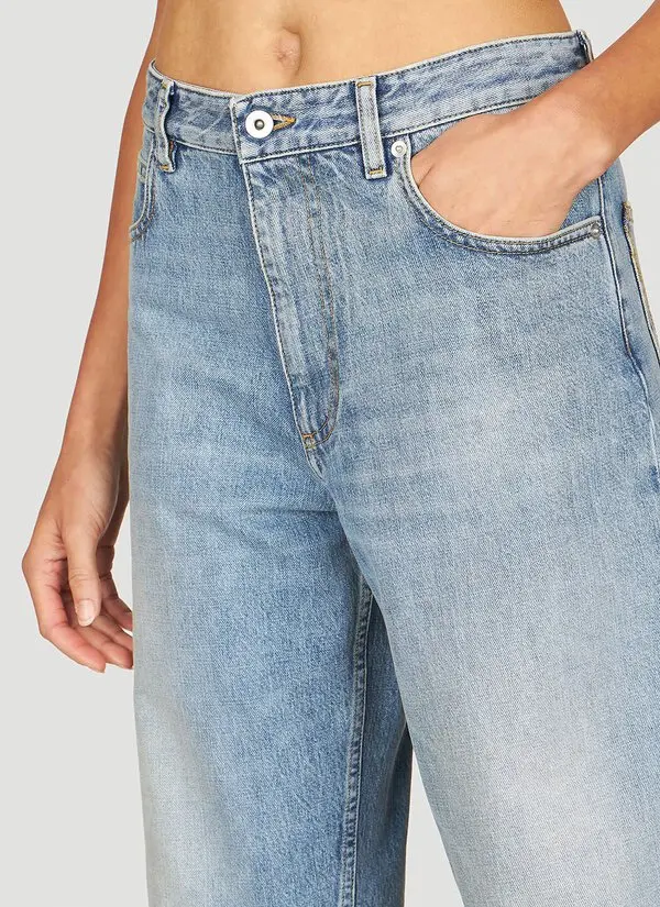 Bottega Veneta High-waisted Wide-leg Jeans