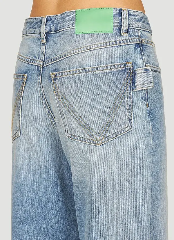 Bottega Veneta High-waisted Wide-leg Jeans