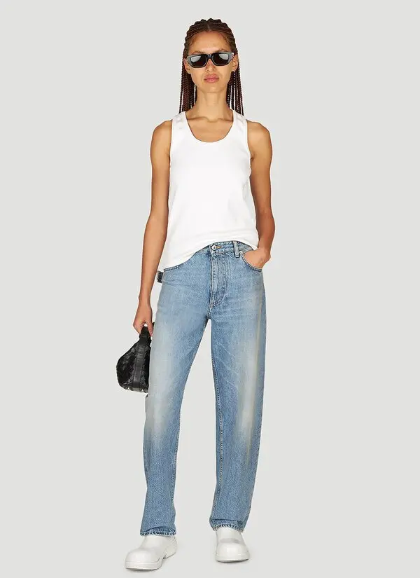 Bottega Veneta High-waisted Wide-leg Jeans