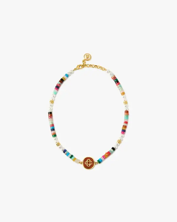 Casablanca Multicolour Bead Necklace By