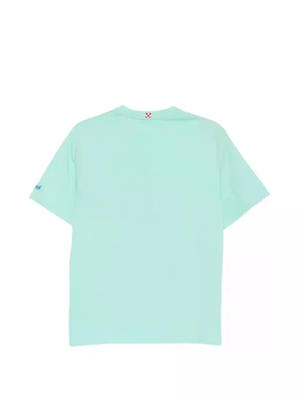 MC2 SAINT BARTH Austin Print-detail Pocket T-shirt - Green
