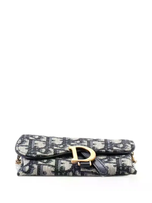 Dior Saddle Nano Pouch Oblique Canvas Belt Bag