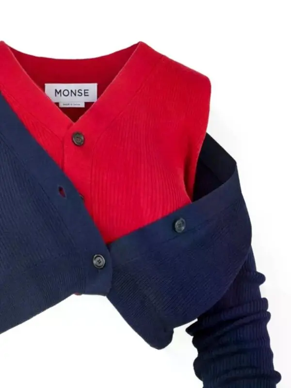 Monse Layered-effect Ribbed Knit Cardigan