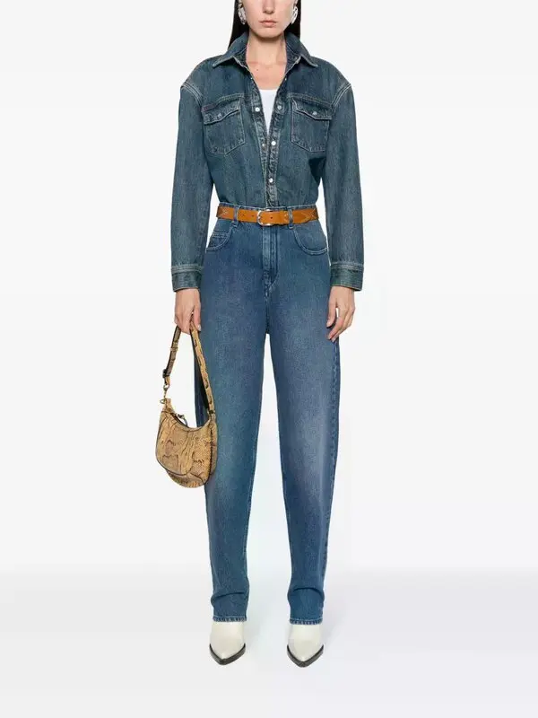 Isabel Marant Étoile Wide Leg Denim Jeans