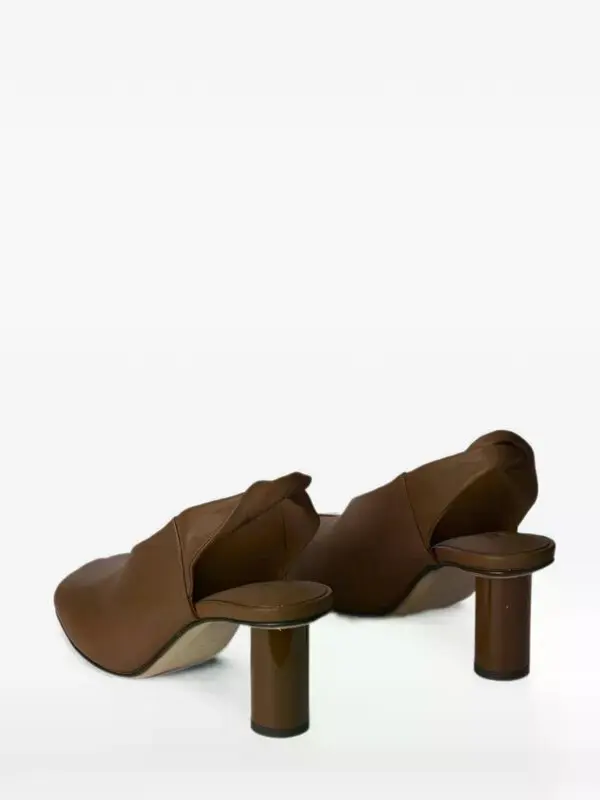 JVAM Slingback Square-toe Pumps