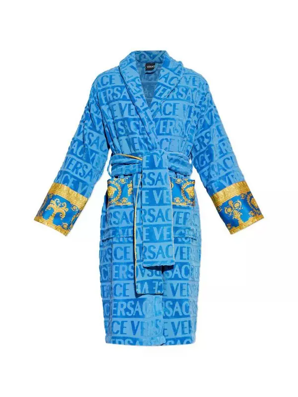 Versace I Love Baroque Bathrobe - Blue
