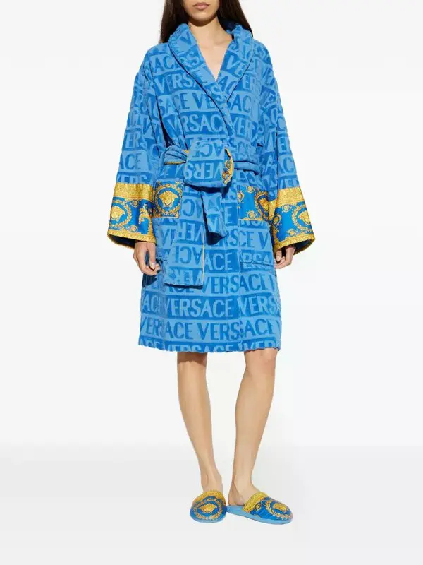 Versace I Love Baroque Bathrobe - Blue
