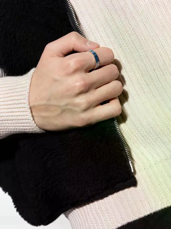 Fendi Logo Pattern Ring