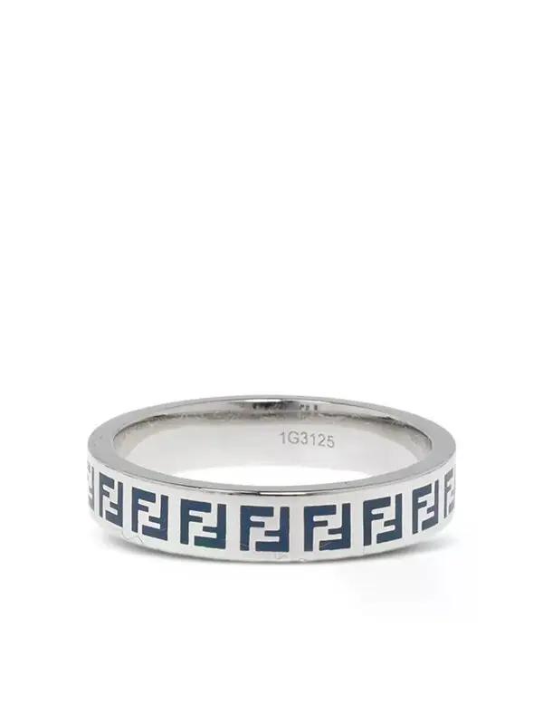 Fendi Logo Pattern Ring
