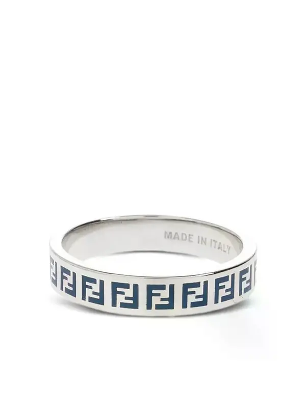 Fendi Logo Pattern Ring