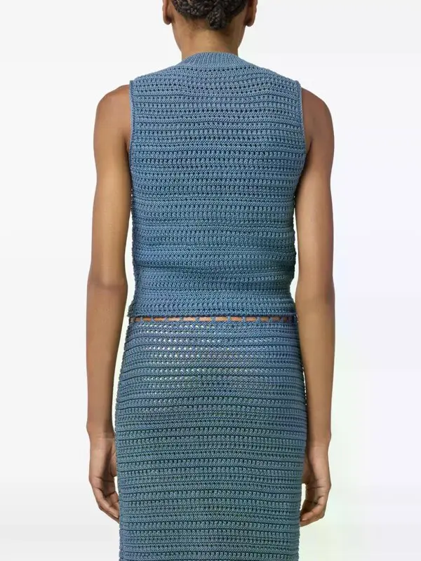 TOD'S Crochet Knit Top