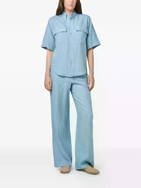 TOD'S Short-sleeved Shirt - Blue