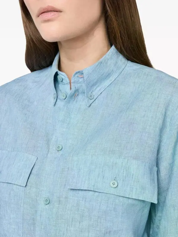 TOD'S Short-sleeved Shirt - Blue