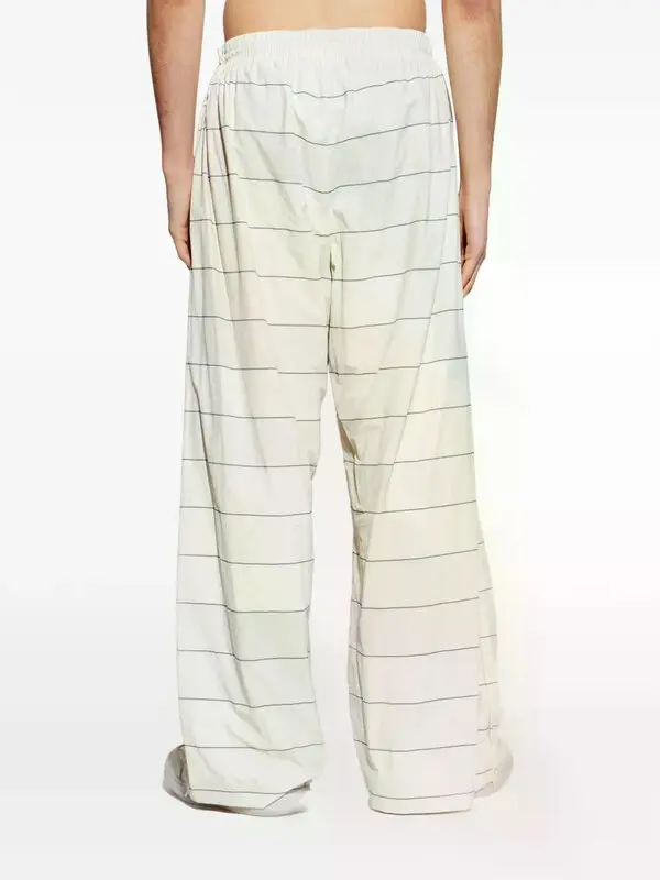 Balenciaga Striped Logo Trousers