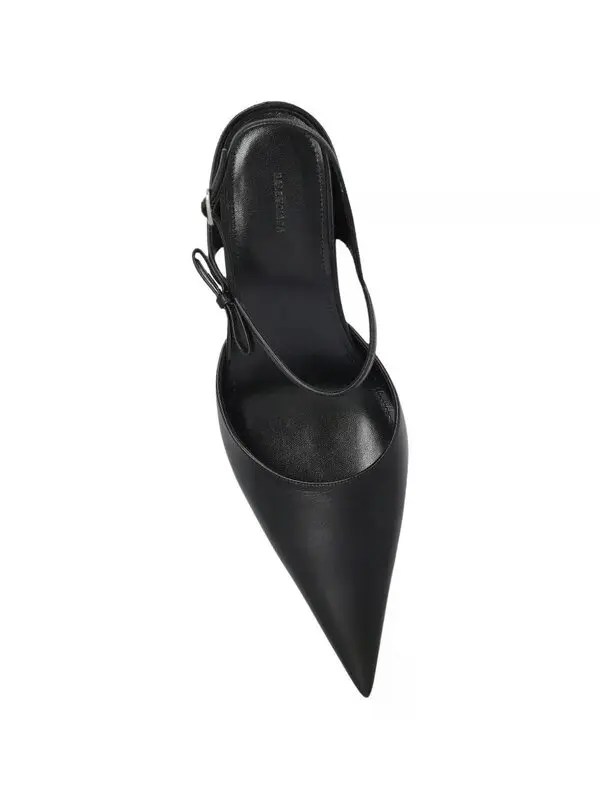 Balenciaga Avenue Bow-detail Slingback Pumps
