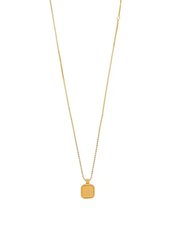 Balenciaga Square Pendant Necklace