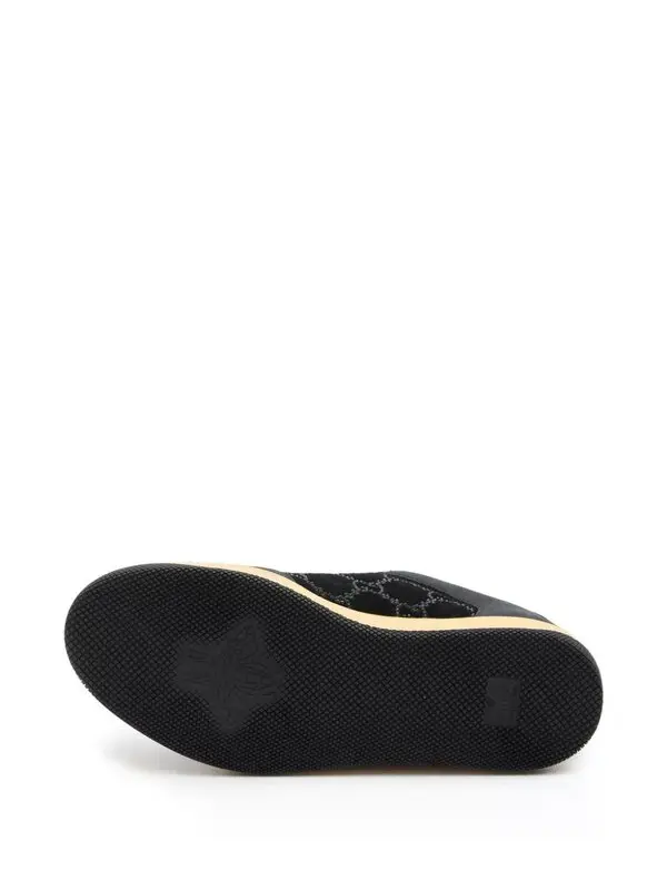 Gucci Embellished Lace-up Sneakers