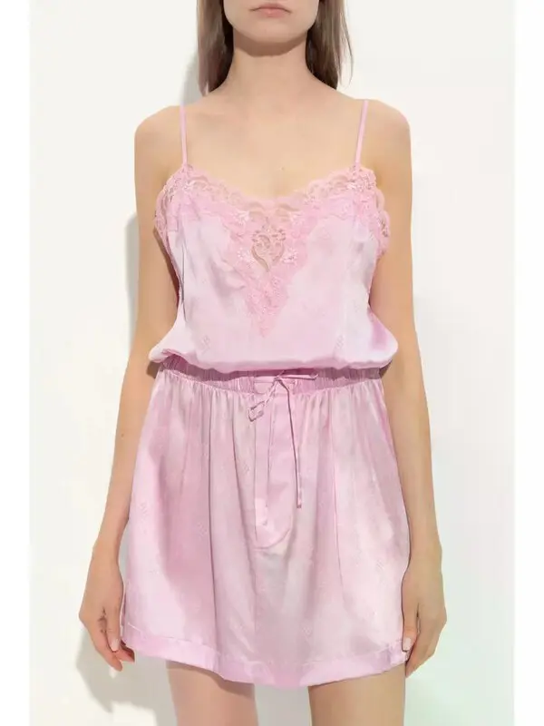Balenciaga Monogram Jacquard Slip Dress