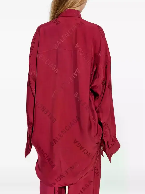Balenciaga Logo Print Shirt