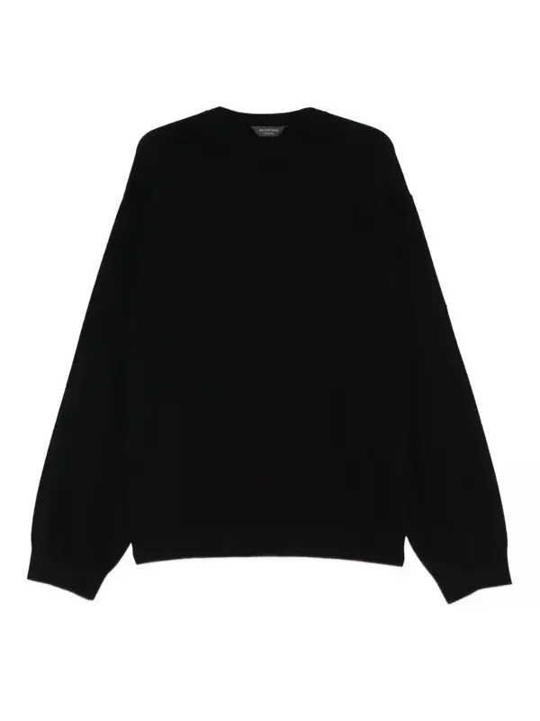 Balenciaga Logo-plaque Jumper