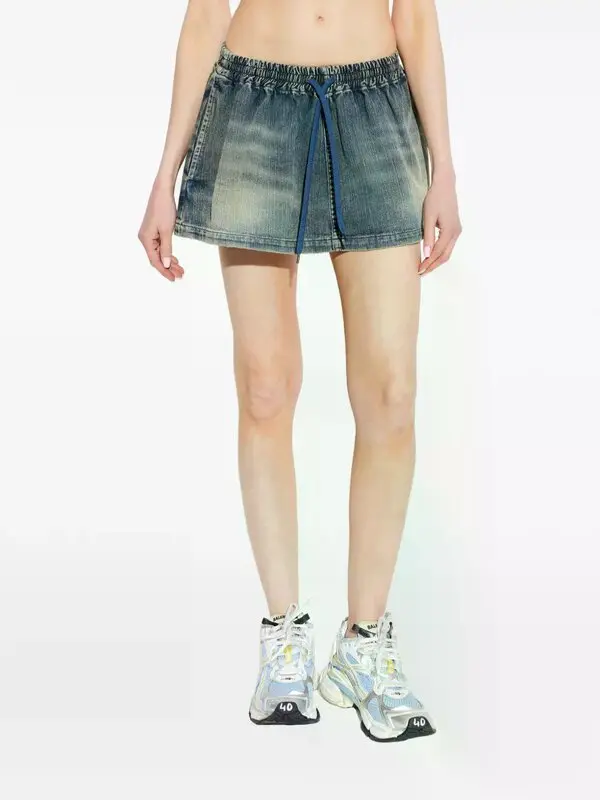 Balenciaga Drawstring Elasticated Skirt