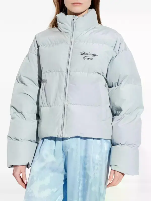 Balenciaga Logo Quilted Jacket