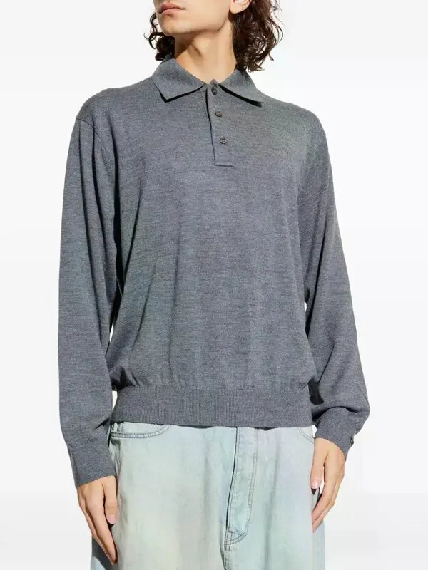 Balenciaga Wool Polo Sweater