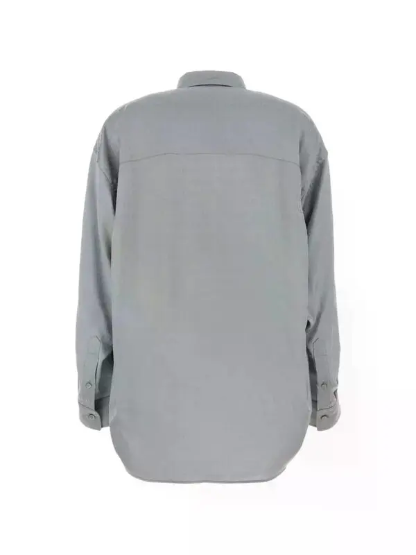 Balenciaga Logo Jacquard Shirt - Grey