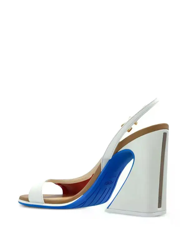 Fendi 95mm Arco Slingback Sandals
