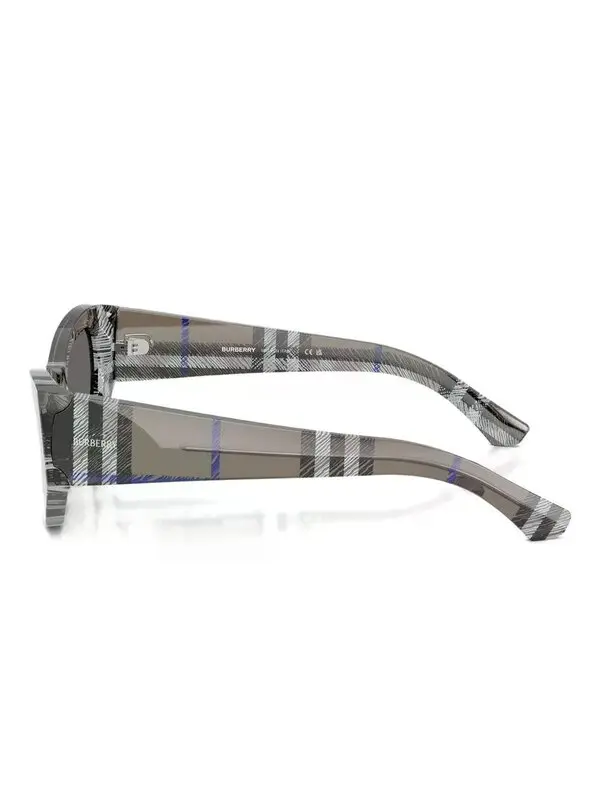Burberry Check Pattern Cat-eye Sunglasses