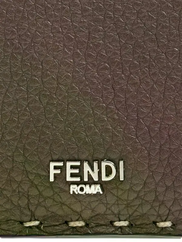 Fendi Selleria Leather Card Holder