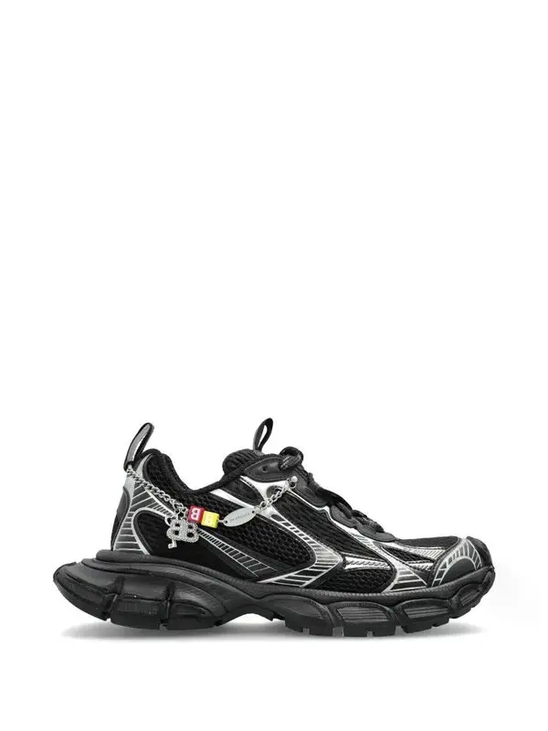 Balenciaga 3xl Charm-embellished Mesh Sneakers