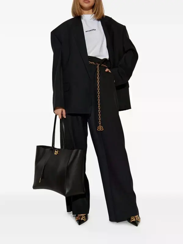 Balenciaga Creased Palazzo Pants