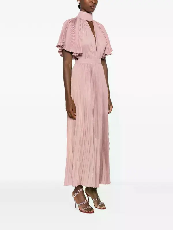 L'IDEE Anais Pleated Midi Dress